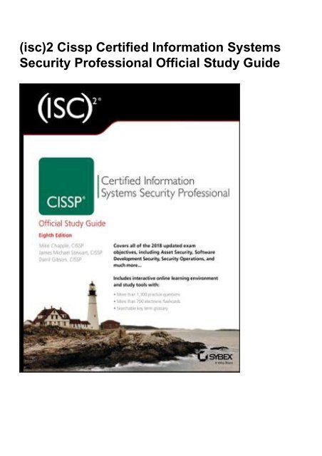 (EXHILARATED) (isc)2 Cissp Certified Information Systems Security ...