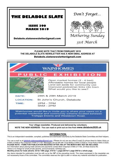 Delabole Slate MAR 2019