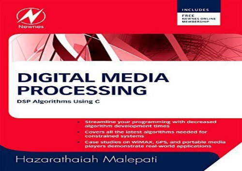 PDF] TOP TREND Digital Media Processing: DSP Algorithms Using C [NEWS]