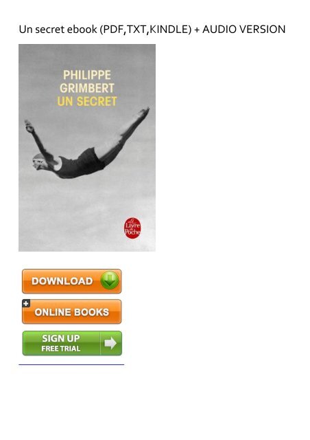 un secret philippe grimbert pdf