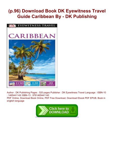 (p.96) Download Book DK Eyewitness Travel Guide Caribbean By - DK ...