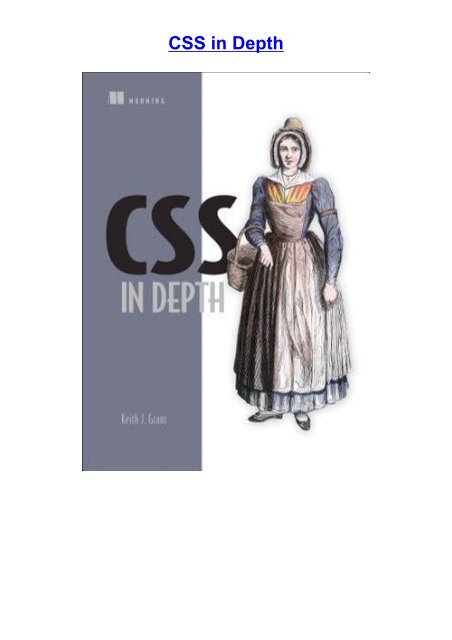 E-book download CSS in Depth by Keith J. Grant TRIAL EBOOK