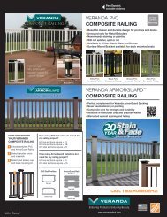 Railing Installation Instructions - Composite ... - Veranda Decking