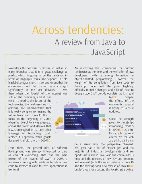 A review from Java to JavaScript