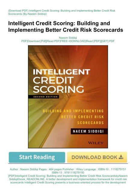 [PDF]Intelligent Credit Scoring: Building and Implementing Better ...