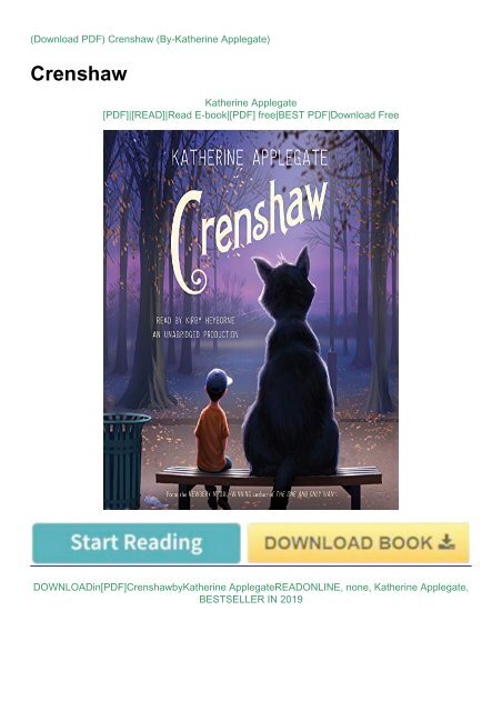 DOWNLOADin[PDF]CrenshawbyKatherine ApplegateREADONLINE