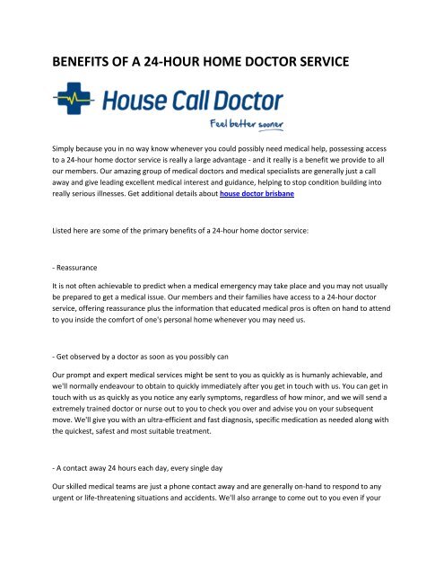 6 after hours doctor