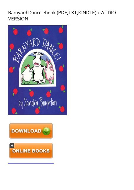(UPBEAT) Barnyard Dance eBook PDF Download