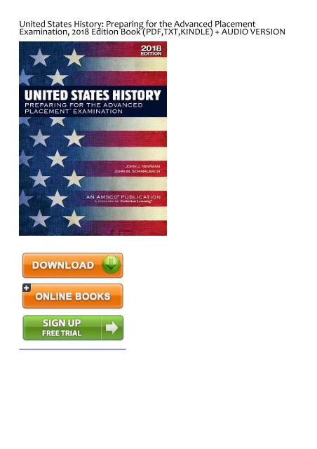 (JACKPOT) United States History: Preparing for the Advanced Placement ...