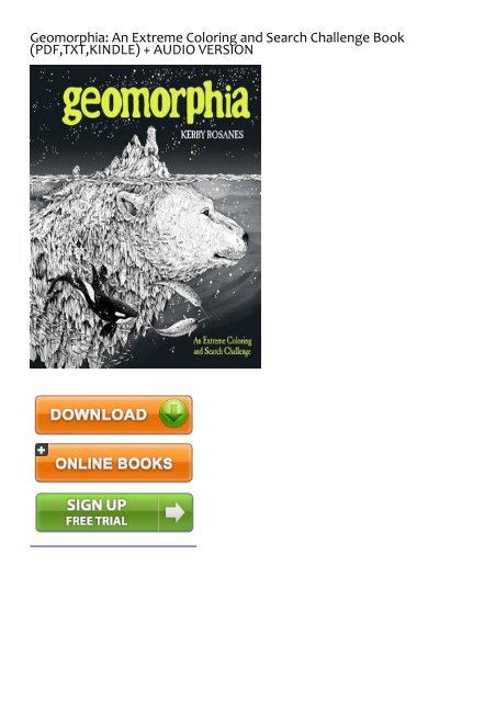 Download Free Geomorphia: An Extreme Coloring and Search Challenge by ...