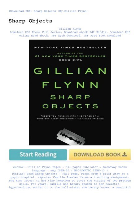 [Online] Book Sharp Objects | Full Page