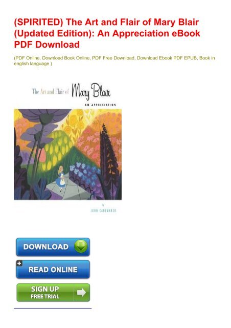 (SPIRITED) The Art and Flair of Mary Blair (Updated Edition): An ...