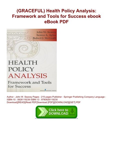 graceful-health-policy-analysis-framework-and-tools-for-success