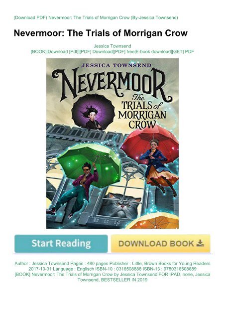 [BOOK] Nevermoor: The Trials of Morrigan Crow by Jessica Townsend FOR IPAD
