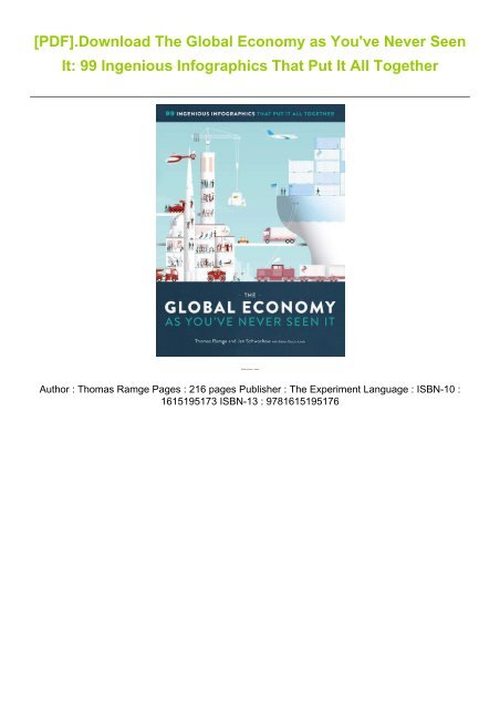[PDF].Download The Global Economy as You've Never Seen It: 99 Ingenious ...
