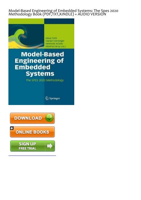 Download [PDF] Model-Based Engineering of Embedded Systems: The Spes ...