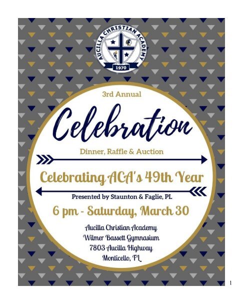 2019 Auction Booklet