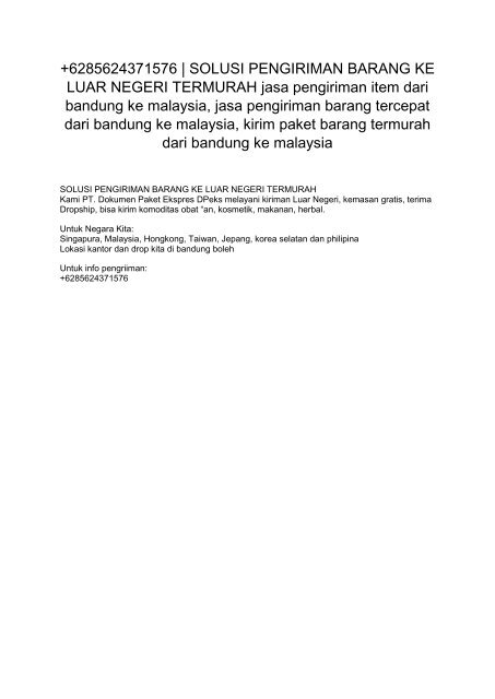 paket barang