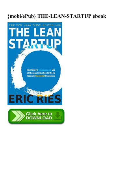 {mobiePub} THE-LEAN-STARTUP ebook