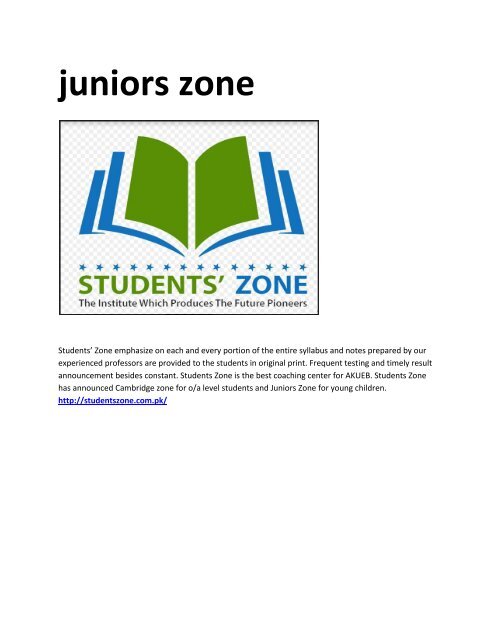 5 Students Zone