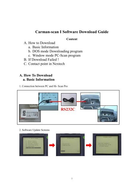 Carman-Scan one DOWNLOAD GUIDE 2006