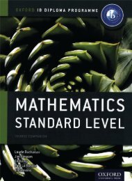 SHELF 9780198427100 IB Mathematics Analysis and Approaches SL 60p