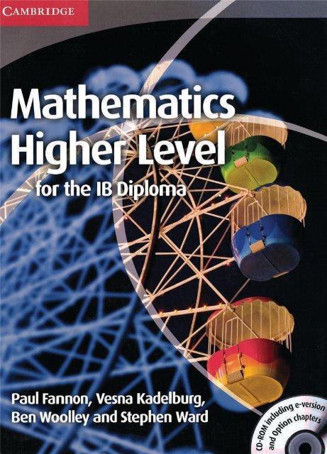 9781107661738, Mathematics Higher Level for the IB Diploma SAMPLE40