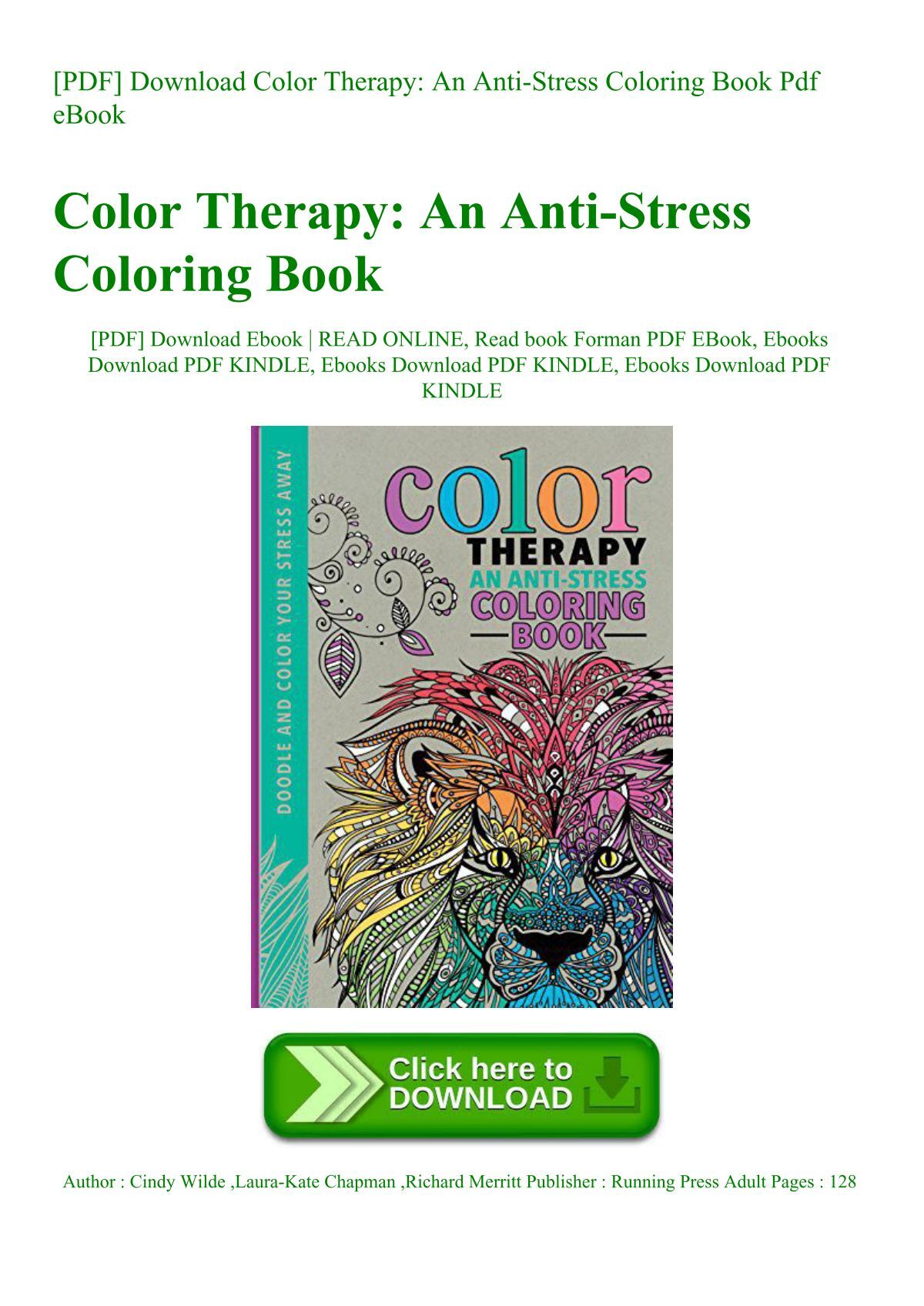 Therapeutic Coloring Pages PDF: A Guide to Stress Relief and Creativity