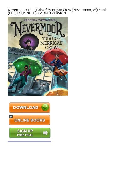 (ADAPTABLE) Nevermoor: The Trials of Morrigan Crow (Nevermoor, #1 ...