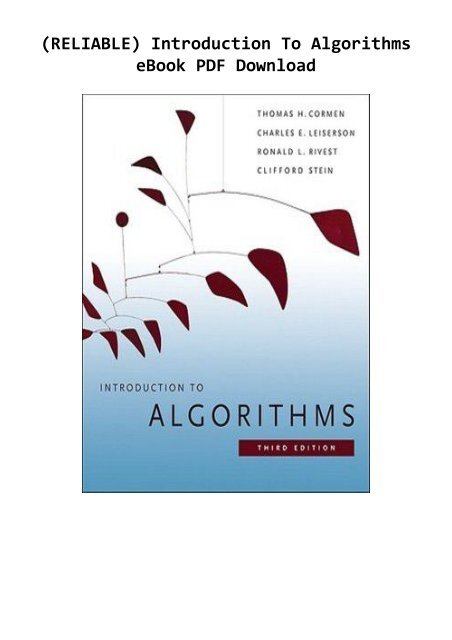 Introduction To Algorithms Fourth Edition Mit Introduction To Algorithms Fourth Edition Mit