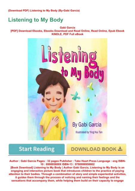download_p.d.f Listening to My Body | Author Gabi Garcia