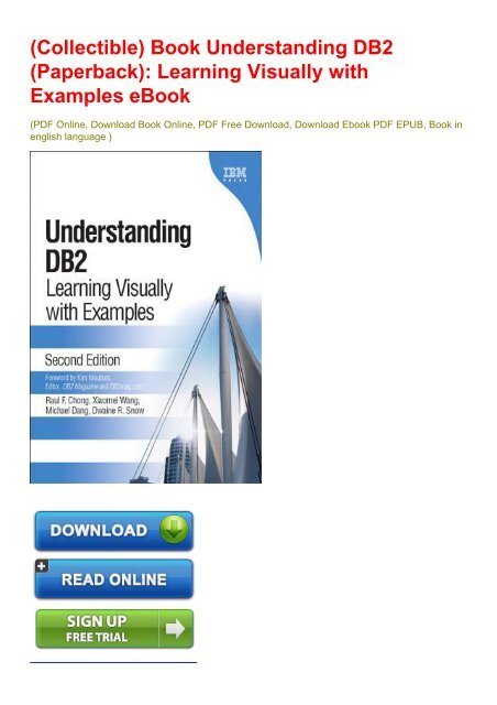 (Collectible) Book Understanding DB2 (Paperback): Learning Visually with Examples eBook