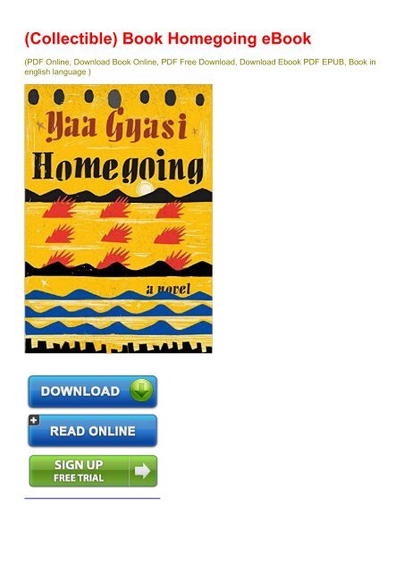 (Collectible) Book Homegoing eBook