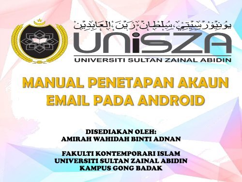 MANUAL SETTING EMAIL PADA ANDROID