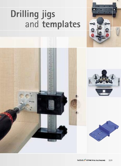 Drilling jigs and templates - Hettich