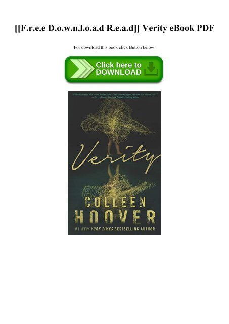 [[F.r.e.e D.o.w.n.l.o.a.d R.e.a.d]] Verity eBook PDF