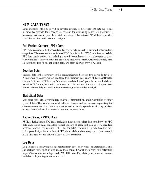NSM Data Types 45 NSM DAT