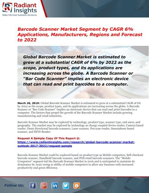 Barcode Scanner Market