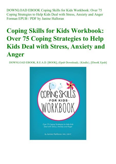 DOWNLOAD EBOOK Coping Skills for Kids Workbook Over 75 Coping ...