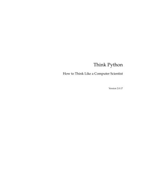 ThinkPython