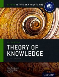 9780198497707 IB Theory of Knowledge Course Book FB