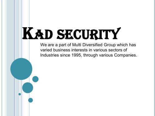 Kad security