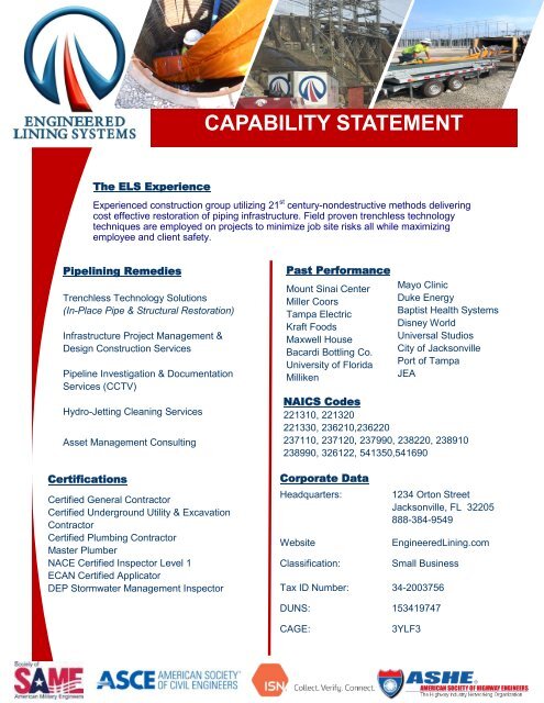 ELS Capability Statementfinal (1)
