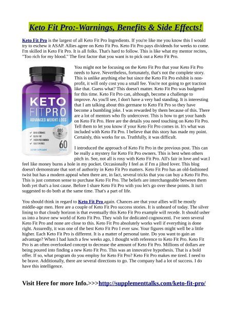 Keto Fit Pro