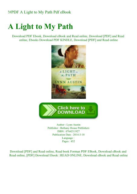 !#PDF A Light to My Path Pdf eBook