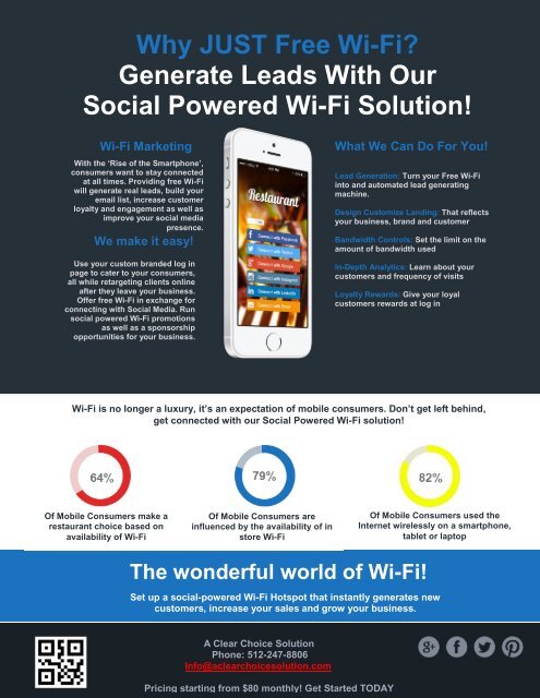 Social WiFi Flyer
