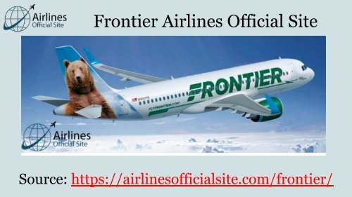 Frontier Airlines Official Site1