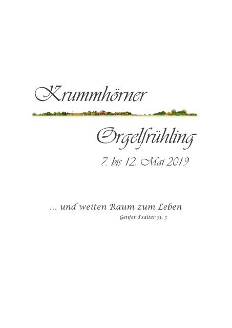 Programmheft 2019