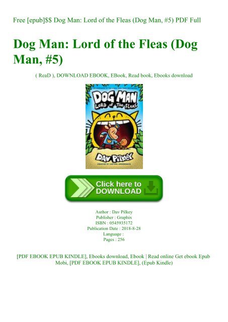 Free [epub]$$ Dog Man Lord of the Fleas (Dog Man #5) PDF Full