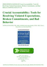PDF Download Crucial Accountability: Tools for Resolving Violated ...
